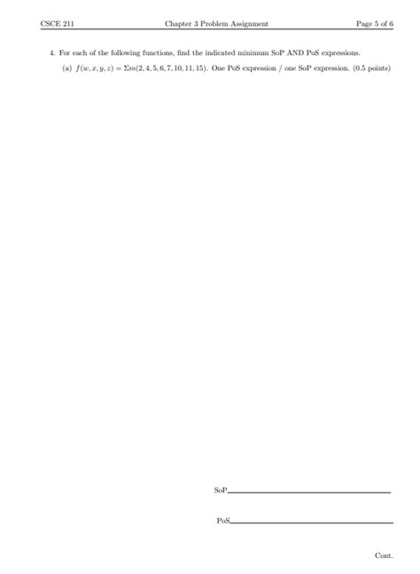 Solved 4 For Each Of The Following Functions Find The