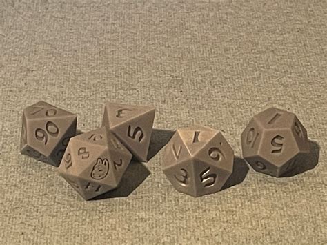 Master Set Of Custom Dice D Printed Etsy