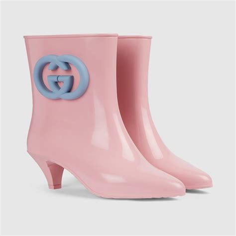 Gucci Womens Interlocking G Ankle Boot Reversible