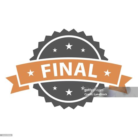 Final Stamp Seal Vector Badge Icon Template Illustration Isolated On