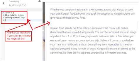 How To Add A Singledouble Line Spacing In Wordpress Justfreewpthemes