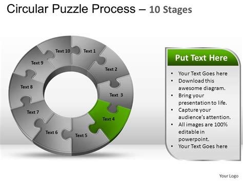 Components Circular Puzzle Process Powerpoint Slides And Ppt Templates Presentation