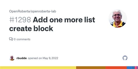 Add One More List Create Block · Issue 1298 · Openrobertaopenroberta Lab · Github