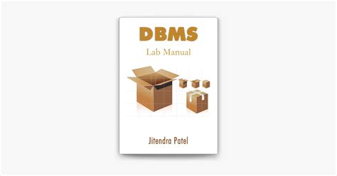 ‎dbms Lab Manual De Jitendra Patel En Apple Books