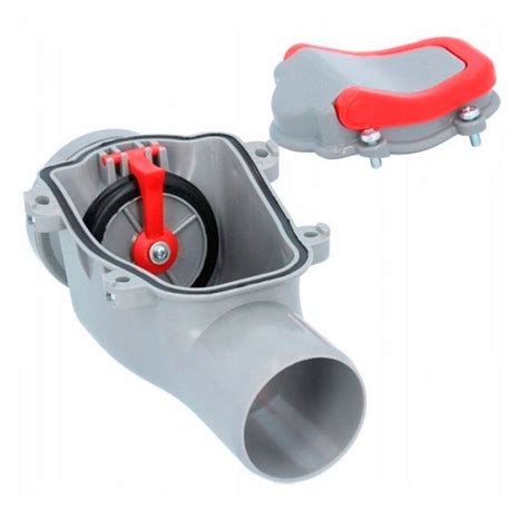 ᐉ Обратный клапан для канализации 50 мм Aquer Zb50 Tk горизонтальный купить в Киеве и Украине