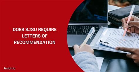 Does Sjsu Require Letters Of Recommendation Ambitio