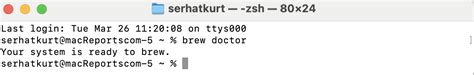 Brew Command Not Found Error On Mac MacReports