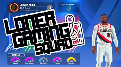 Nba 2k20 3andd Build Shooting Guard Youtube