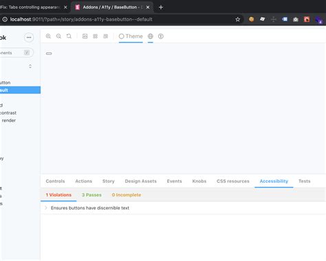 Issue With Tabs Controlling Appearance Of The Toolbar · Issue 14598 · Storybookjsstorybook