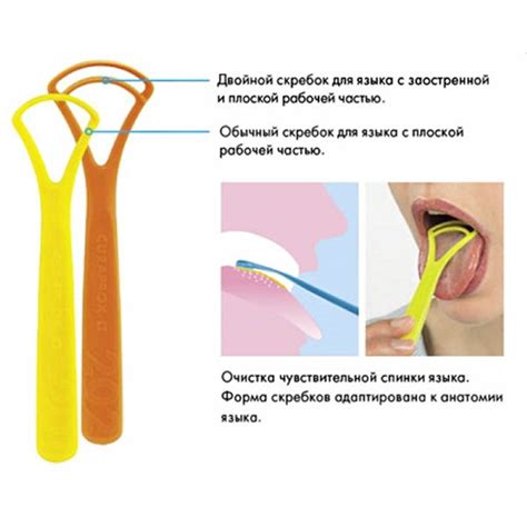 Скребок для языка Curaprox Tongue Cleaner CTC 203 Duo Pack (Набор из 2 ...
