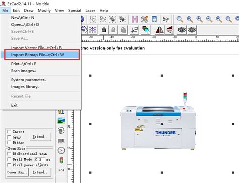 How To Use Ezcad2 To Mark Bitmap