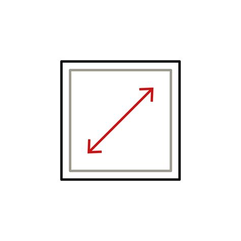 Arrow Expand Vector Icon Illustration 23196422 Vector Art At Vecteezy