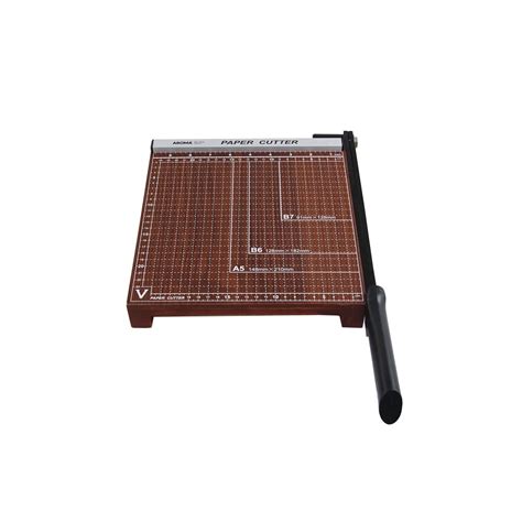 Aroma แท่นตัดกระดาษขนาด 10x10 นิ้ว ฐานไม้ 1010 ใช้ตัดกระดาษ B5 Shopee Thailand