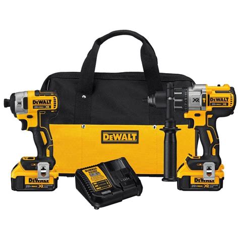 Dewalt 20 Volt Max Xr Lithium Ion Cordless Brushless Hammerdrill Impact