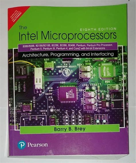 The Intel Microprocessors 8th Ed Book By Barry B Brey At ₹ 170 Piece Engineering Books Used
