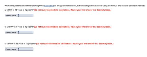 Solved Appendix B Chegg Com