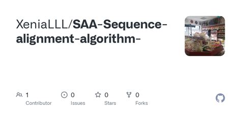 github xenialll saa sequence alignment algorithm