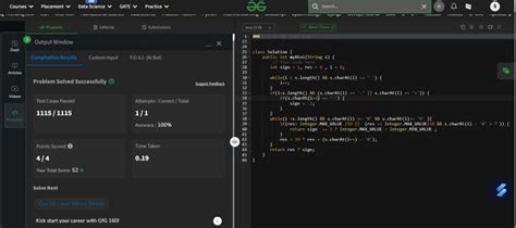 Gfg160daysofdsa Coding Dsa Learningjourney Geeksforgeeks Programming Sarthak Agrawal
