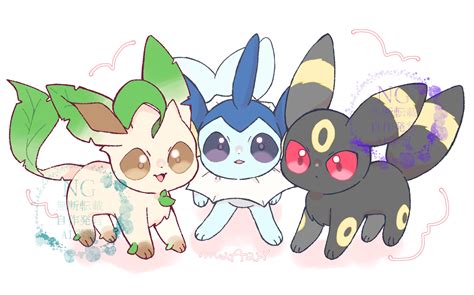 Maaari Pkmn Leafeon Umbreon Vaporeon Nintendo Pokemon Commentary
