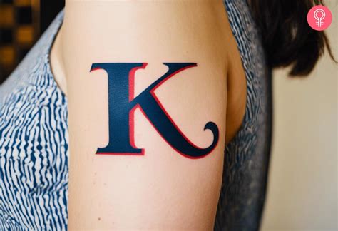 8 Stunning K Letter Tattoo Design