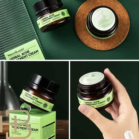 کرم ضد جوش و آکنه ویبرانت گلامور گیاهی هیوا