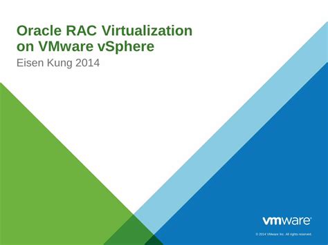 pdf oracle rac virtualization on vmware vsphere · oracle rac