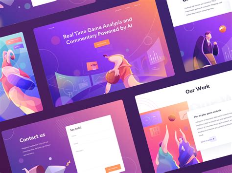 Real Time Game Analysis Platform Time Games Website Illustration