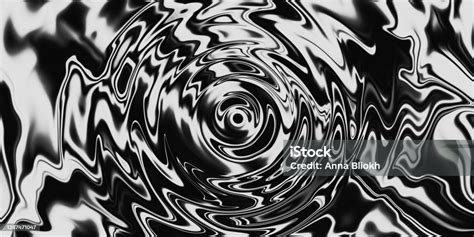 추상 적 나선형 배경 검정 백색 소용돌이 소용돌이 대리석 액체 패턴 아트 질감 효과에 대한 스톡 사진 및 기타 이미지 질감 효과 글리치 이미지 기법 왜곡된 이미지