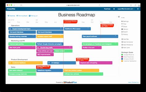 Roadmap Excel Template