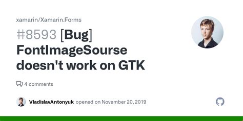 Bug FontImageSourse Doesn T Work On GTK Issue Xamarin Xamarin Forms GitHub