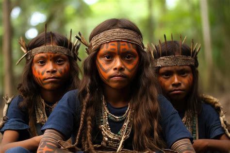 Unidentified Bali Ethnic Girls In Traditional Costume Bali Indonesia