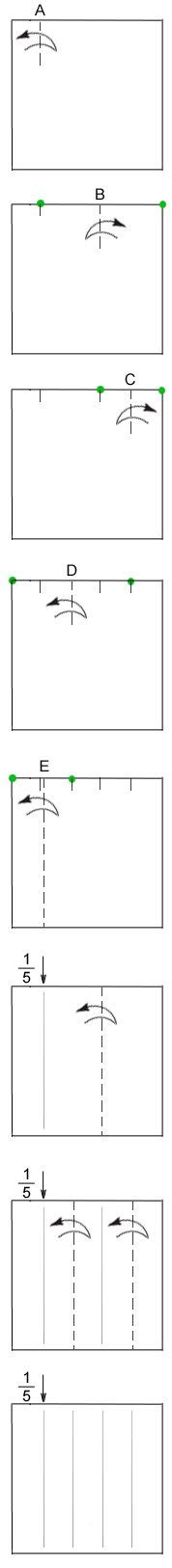 Divide Paper Into Fifths Learn Origami Basics Origami Resource Center