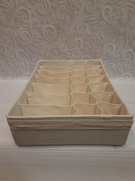 Органайзер для білизни з лляної щільної тканини — ціна 399 грн у каталозі Органайзери Купити