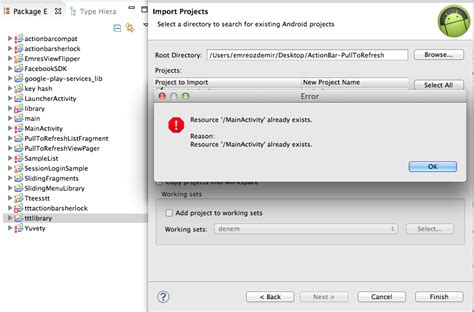 Eclipse Import Android Existing Project Error Stack Overflow