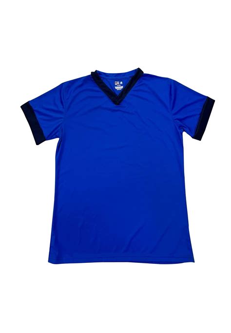 New Camiseta Cuello V Montesimone Azul Britanica Uniformes Tonka