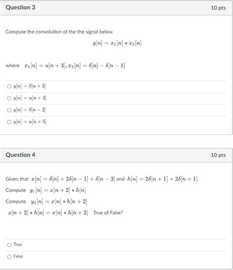 Solved Compute The Convolution Of The The Signal Below Chegg