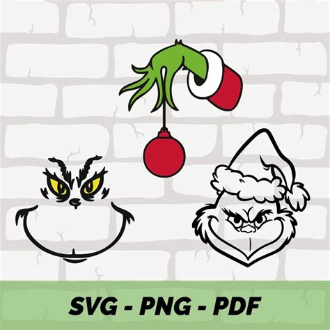 Grinch Face Svg Grinch Hand Grinch Svg Grinch Svg Bundle Gri Inspire