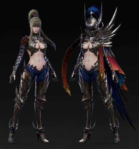 Artstation Womangamecharacter Modeling [여자게임캐릭터 모델링] Young Jin Lim Cool Anime Girl Fantasy