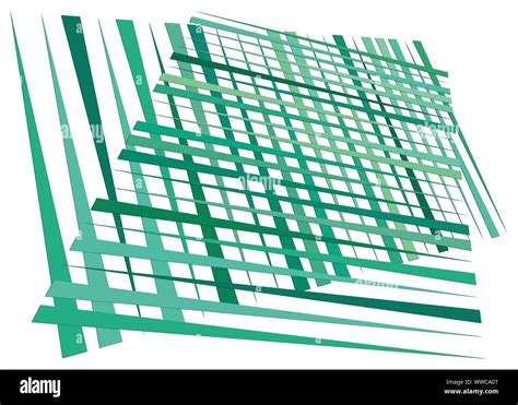 Grid Mesh With Dynamic Lines Intersecting Stripes Irregular Grating Lattice Texture