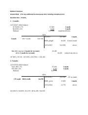 ACC Midterm Solution Pdf Midterm Solutions General Rule For Any Additional
