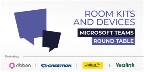 Microsoft Teams Round Table Room Kits And Devices UC Today
