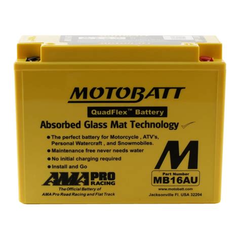 Motobatt Battery Quadflex Agm Mb16au