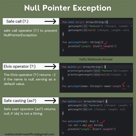 Hafiz Mahboob Ahmad On Linkedin Safecalloperator Safecasting Elvisoperator Kotlin
