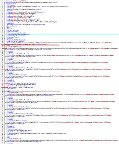 Php Xml Parsing Amazon Product Api Response Stack Overflow