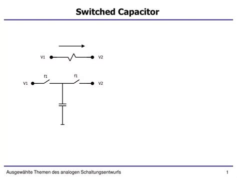 PPT Switched Capacitor PowerPoint Presentation Free Download ID 3200759