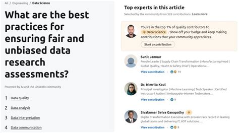 My Contribution On Linkedin Article Data Solution Based On Fair And