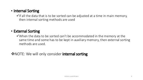 Sorting