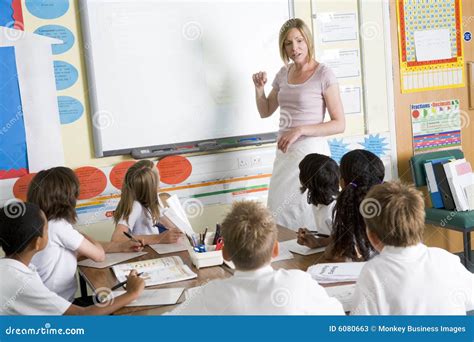 Teacher Teaching A Class