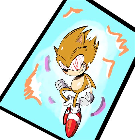 Fleetway Super Sonic By Protosaur On Newgrounds