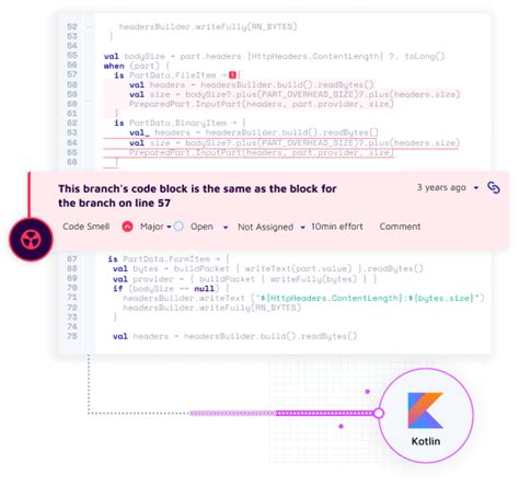 Kotlin Static Code Analysis Tool And Clean Code Programming Language Sonar